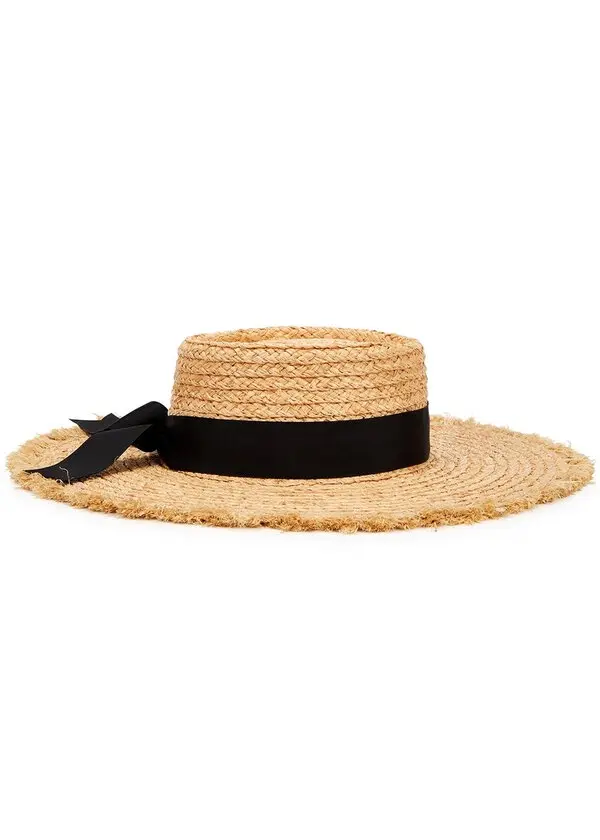 Lack Of Color Ventura Raffia Boater Hat - Natural