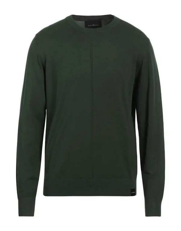 John Richmond Knit Crewneck Sweater - Dark Green