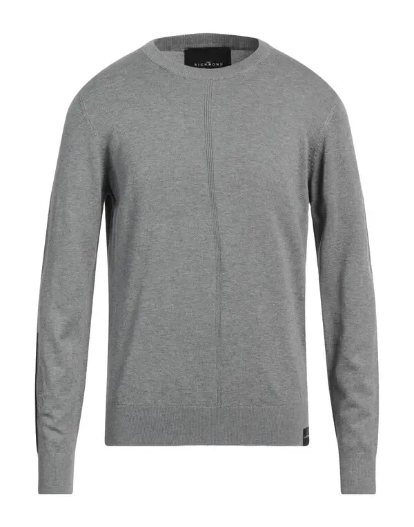 John Richmond Knit Crewneck Sweater - Grey