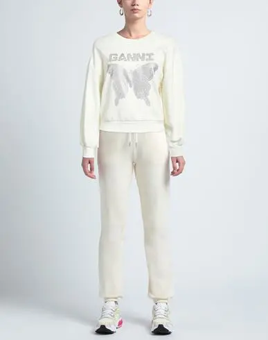 GANNI Sweatshirt With Metallic Butterfly Print