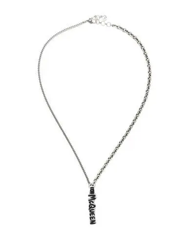 Alexander McQueen Choker With Pendant - Silver