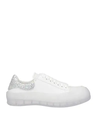 Alexander McQueen Low-top Leather Sneakers - White