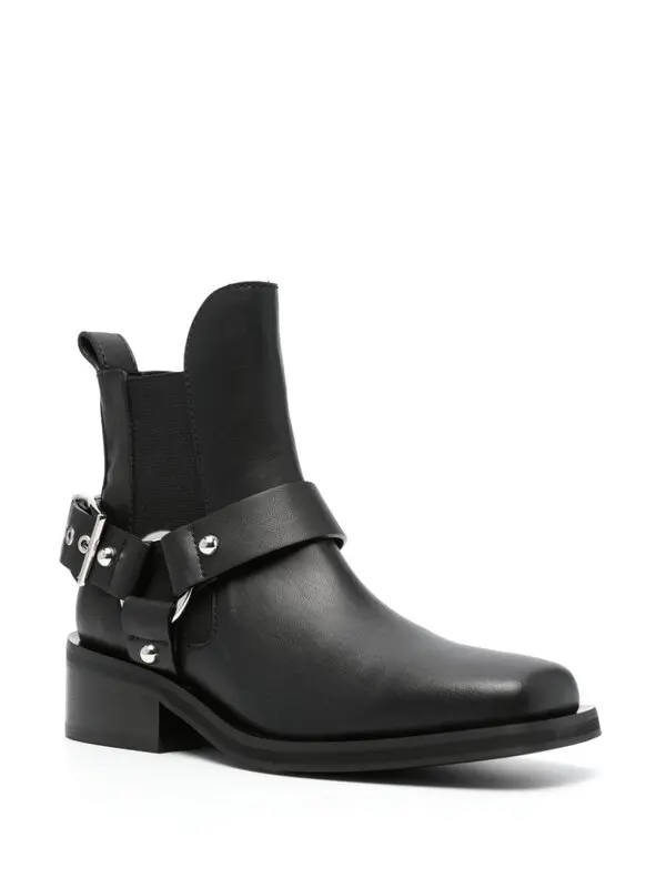 GANNI Biker Chelsea Ankle Boots