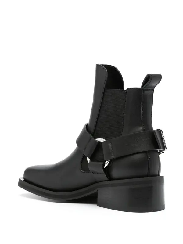 GANNI Biker Chelsea Ankle Boots