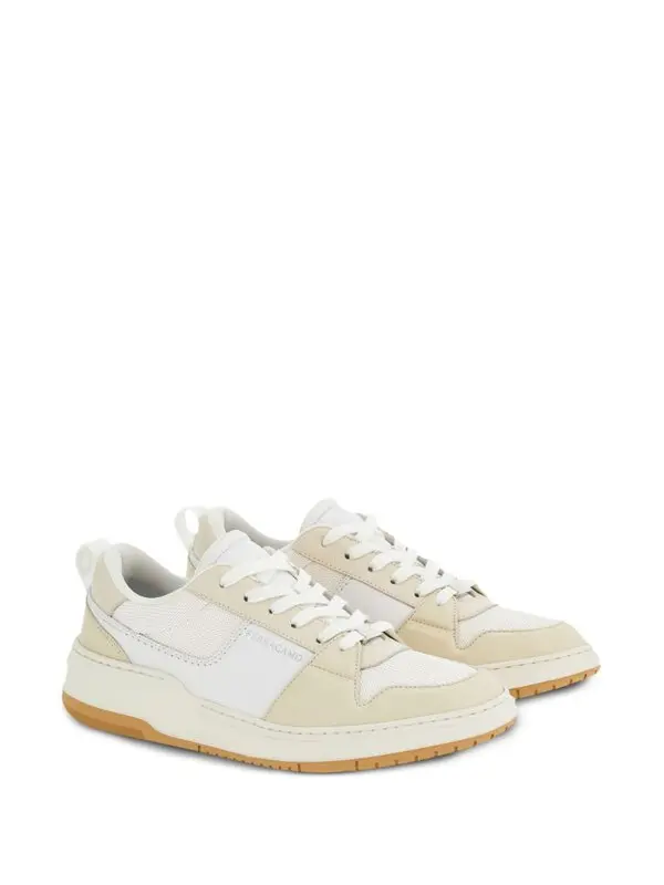 FERRAGAMO Panelled Leather Sneakers