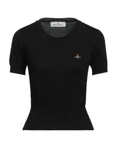VIVIENNE WESTWOOD Cotton Knit Sweater - Black