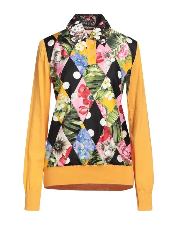 Dolce & Gabbana Knitted Floral-print Sweater