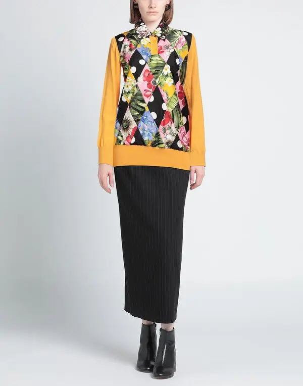 Dolce & Gabbana Knitted Floral-print Sweater