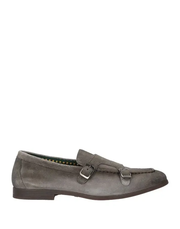 DOUCAL'S Leather Loafers - Grey