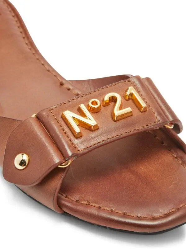 N°21 Logo Leather Sandals