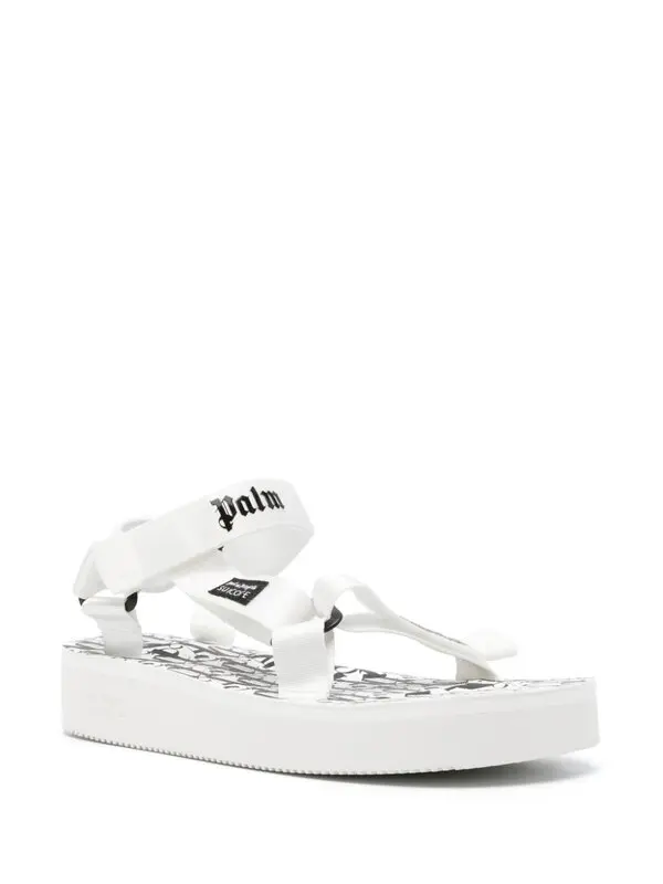 SUICOKE X PALM ANGELS Depa Logo-print Sandals