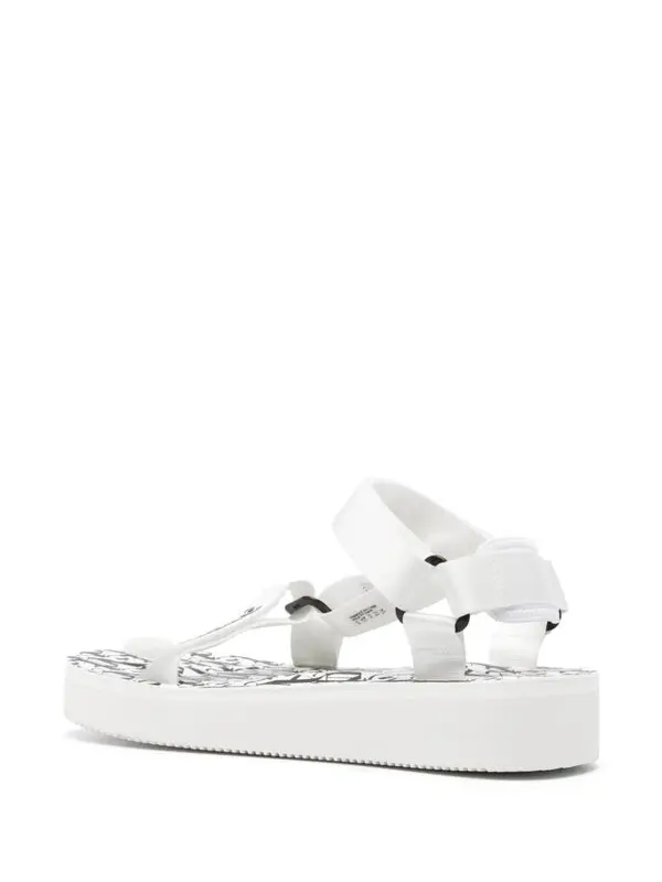 SUICOKE X PALM ANGELS Depa Logo-print Sandals