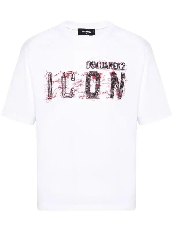 Dsquared2 Be Icon Cotton T-shirt - White