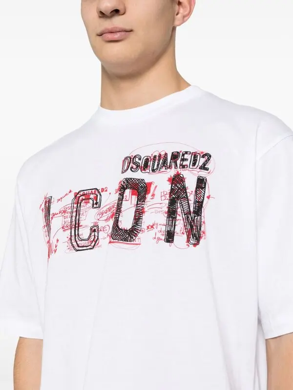 Dsquared2 Be Icon Cotton T-shirt