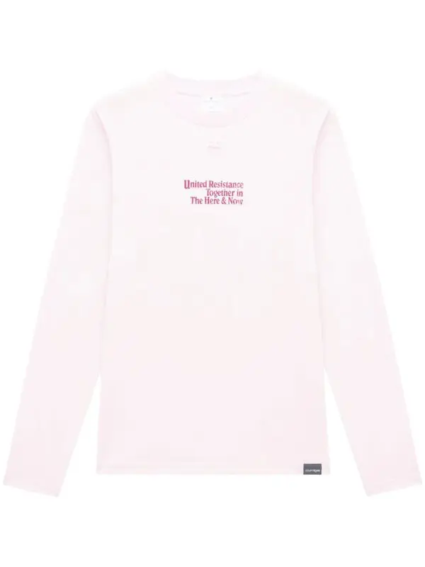 COURREGES Logo-appliqué Sweatshirt