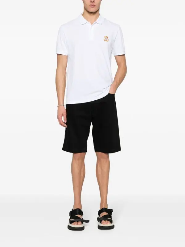 Moschino Teddy Bear Cotton Polo Shirt