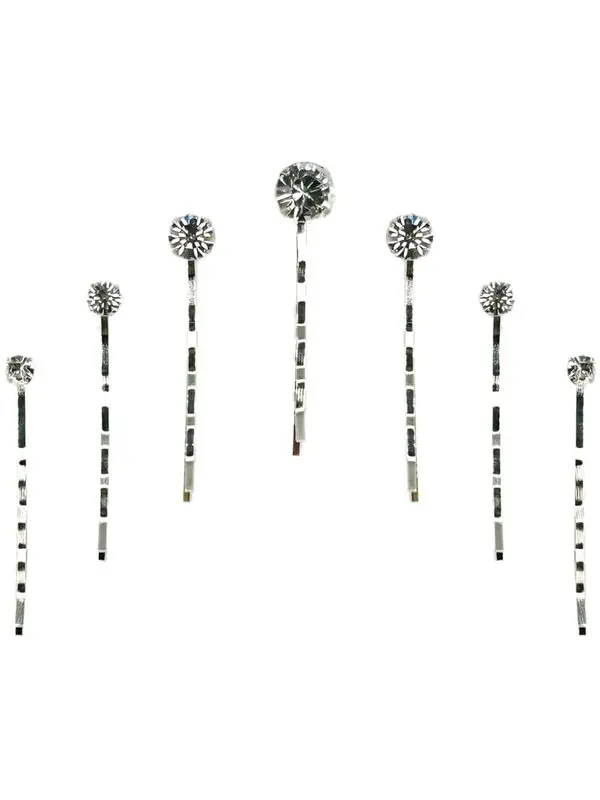 JENNIFER BEHR Misha Bobby Pin Set - Silver