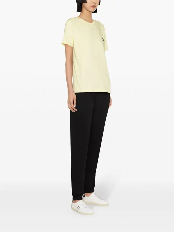 Paul Smith Zebra-patch Cotton T-shirt - Yellow