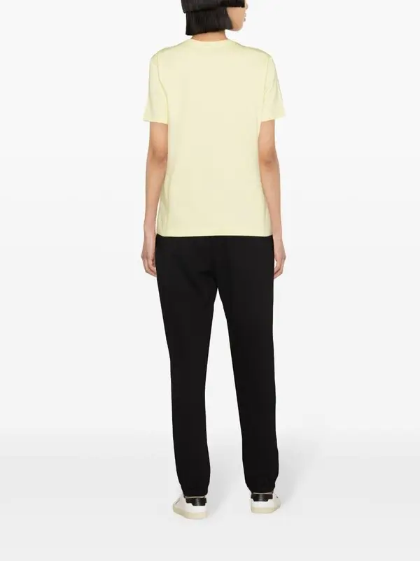 Paul Smith Zebra-patch Cotton T-shirt - Yellow