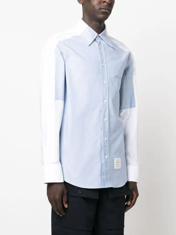 Thom Browne Panelled Cotton Shirt