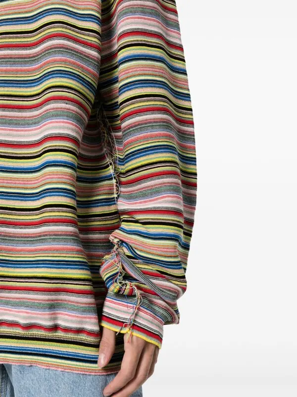MAISON MARGIELA Striped Cotton Jumper