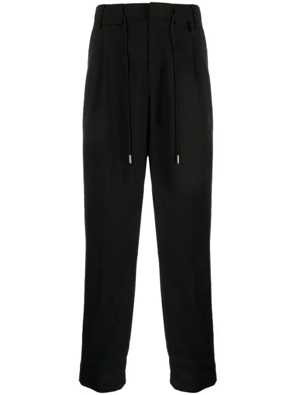 Sacai Drawstring-fastening Tapered Trousers