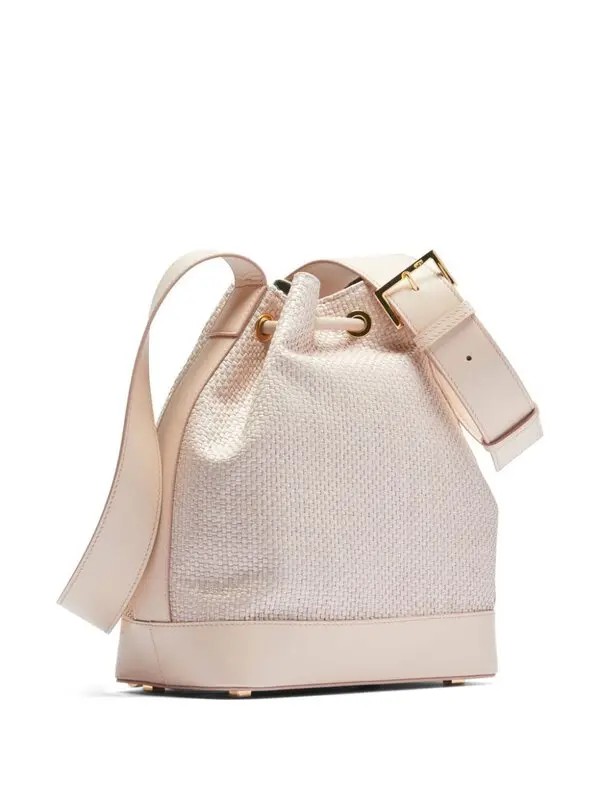 N°21 Woven Raffia Bucket Bag
