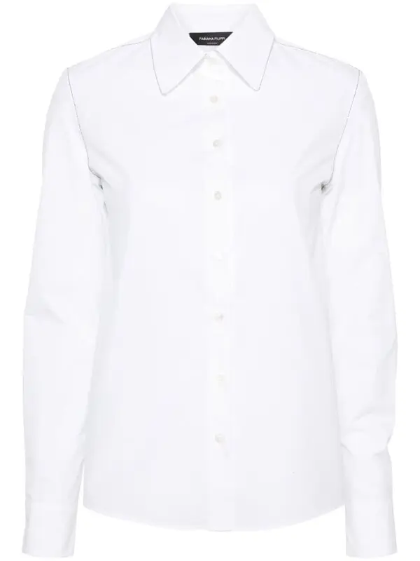 Fabiana Filippi Beaded Poplin Shirt