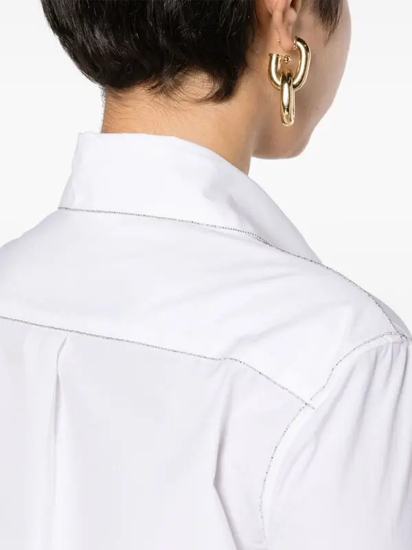Fabiana Filippi Beaded Poplin Shirt