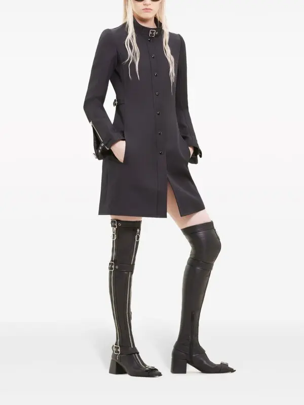 COURREGES Buckle-strap Twill Coat