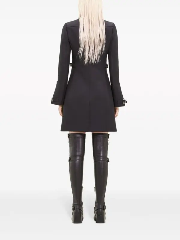 COURREGES Buckle-strap Twill Coat
