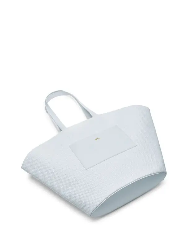 N°21 Panier Raffia Tote Bag - Blue | Editorialist