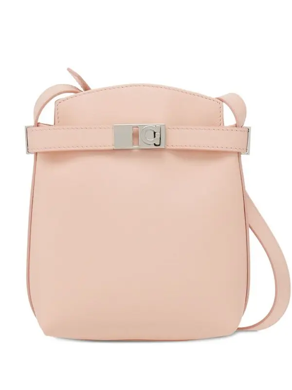 FERRAGAMO Leather Smartphone Holder - Pink