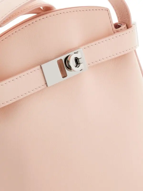 FERRAGAMO Leather Smartphone Holder - Pink