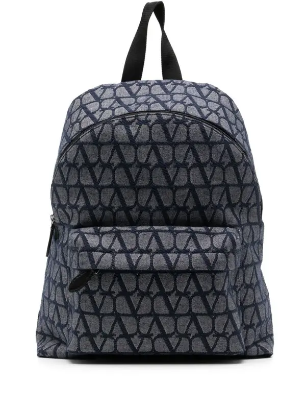 Valentino Garavani Vlogo Signature Backpack - Blue