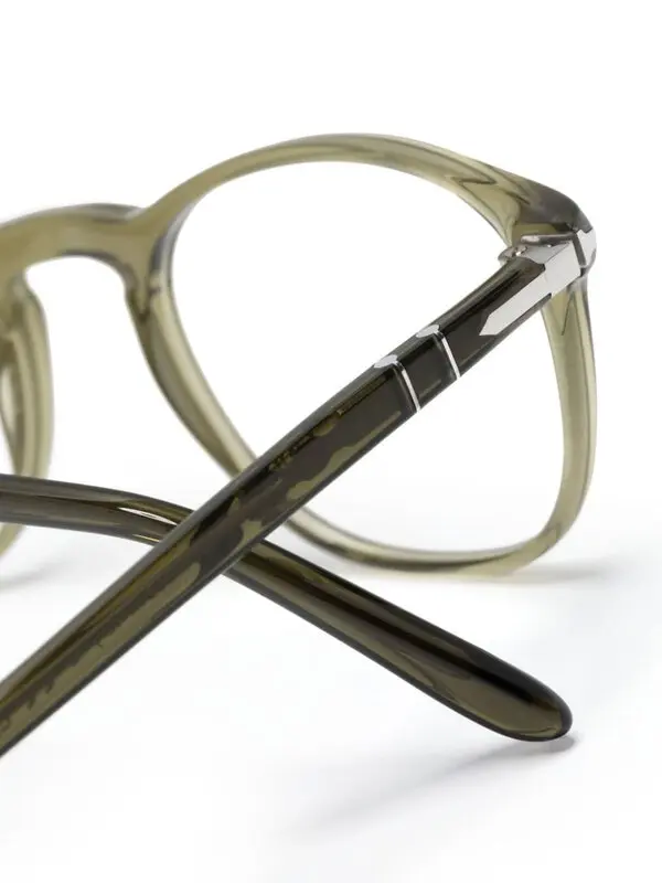 Persol Square Frame Eyeglasses - Green