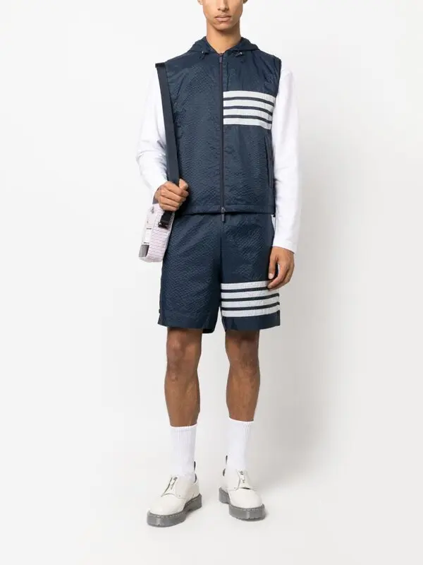 Thom Browne 4-bar Stripe Track Shorts - Blue