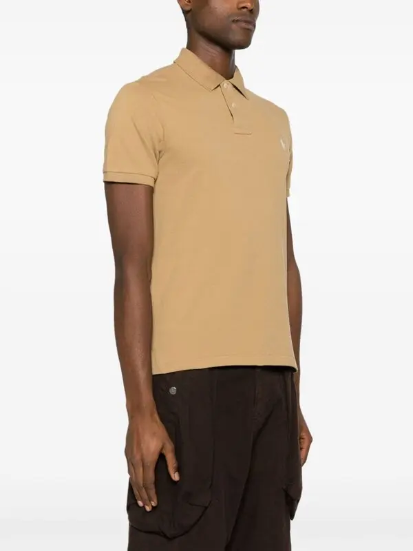 Polo Ralph Lauren Pony-embroidered Cotton Polo Shirt - Neutrals