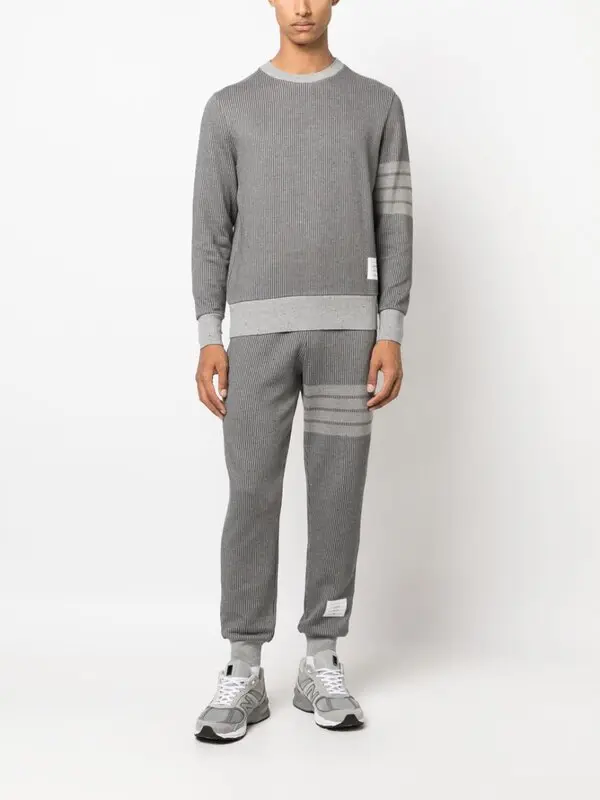 Thom Browne 4-bar Crew-neck Sweatshirt