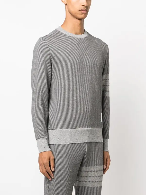 Thom Browne 4-bar Crew-neck Sweatshirt