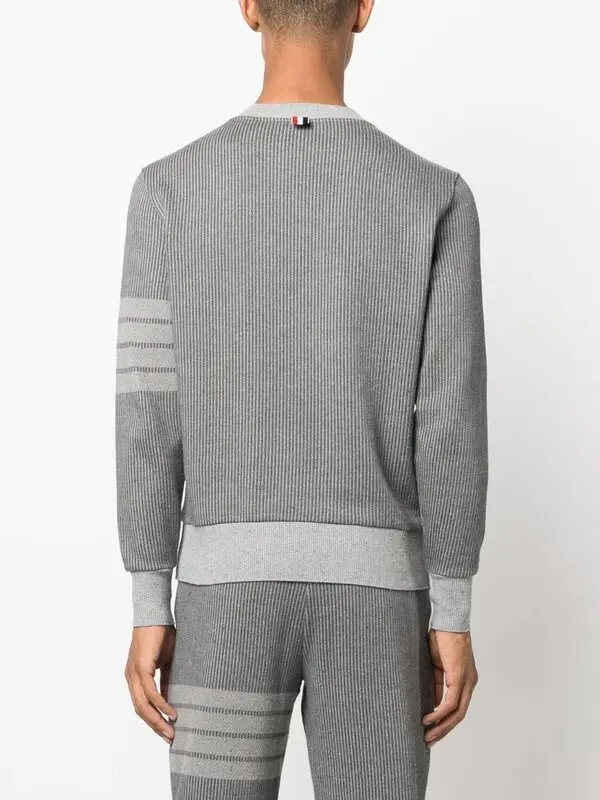 Thom Browne 4-bar Crew-neck Sweatshirt