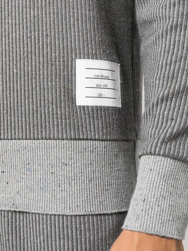 Thom Browne 4-bar Crew-neck Sweatshirt
