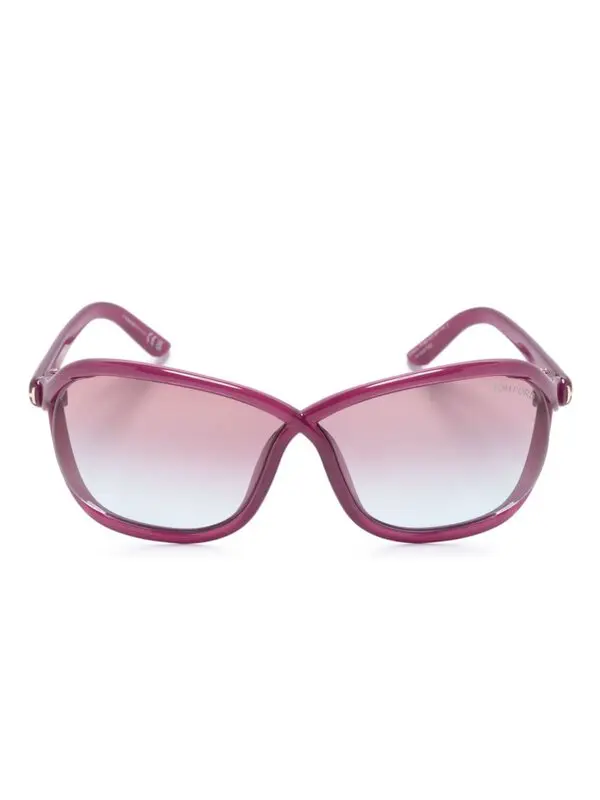 TOM FORD Fernanda Square-frame Sunglasses - Pink