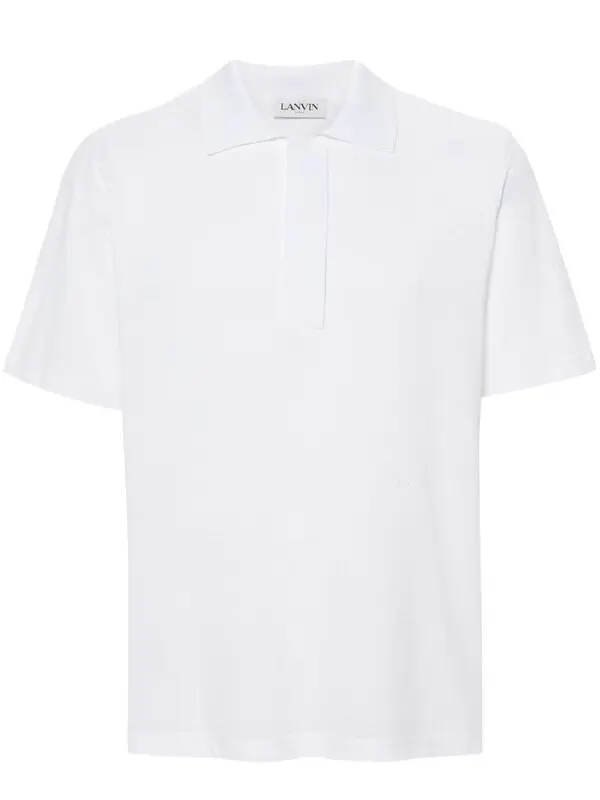 LANVIN Short-sleeve Cotton Polo Shirt
