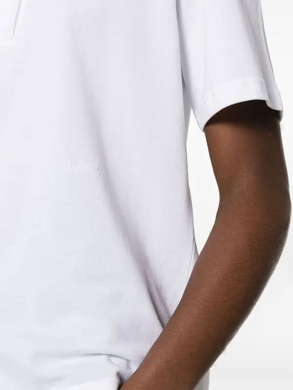 LANVIN Short-sleeve Cotton Polo Shirt