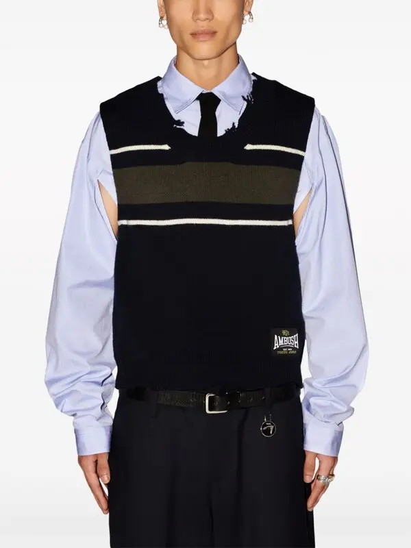 AMBUSH Distressed Wool Vest