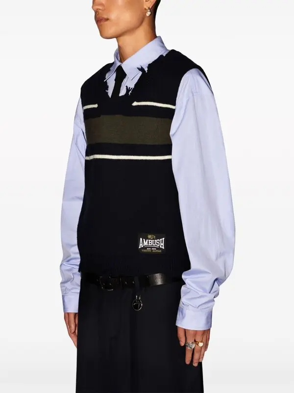 AMBUSH Distressed Wool Vest