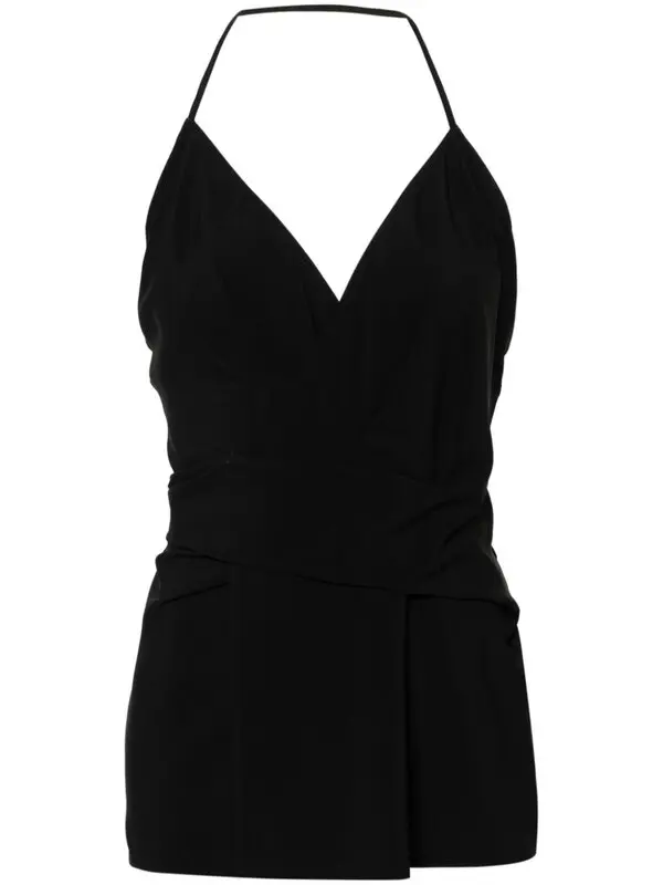 Rick Owens Halterneck Wrap Top