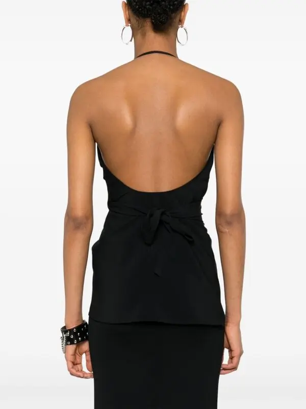 Rick Owens Halterneck Wrap Top