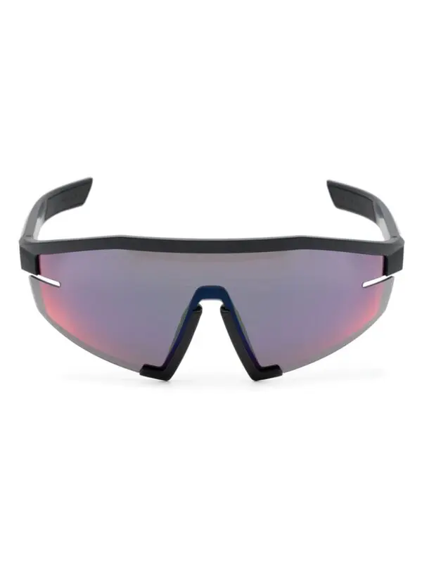 Prada Linea Rossa Shield Sunglasses - Black